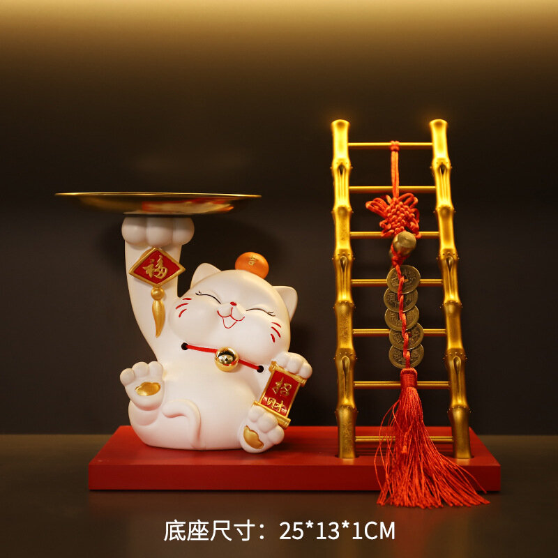 Креативный ключ для входа с изображением счастливого кота, новый домашний декор для переезда, украшение для гостиной, декор для прихожей