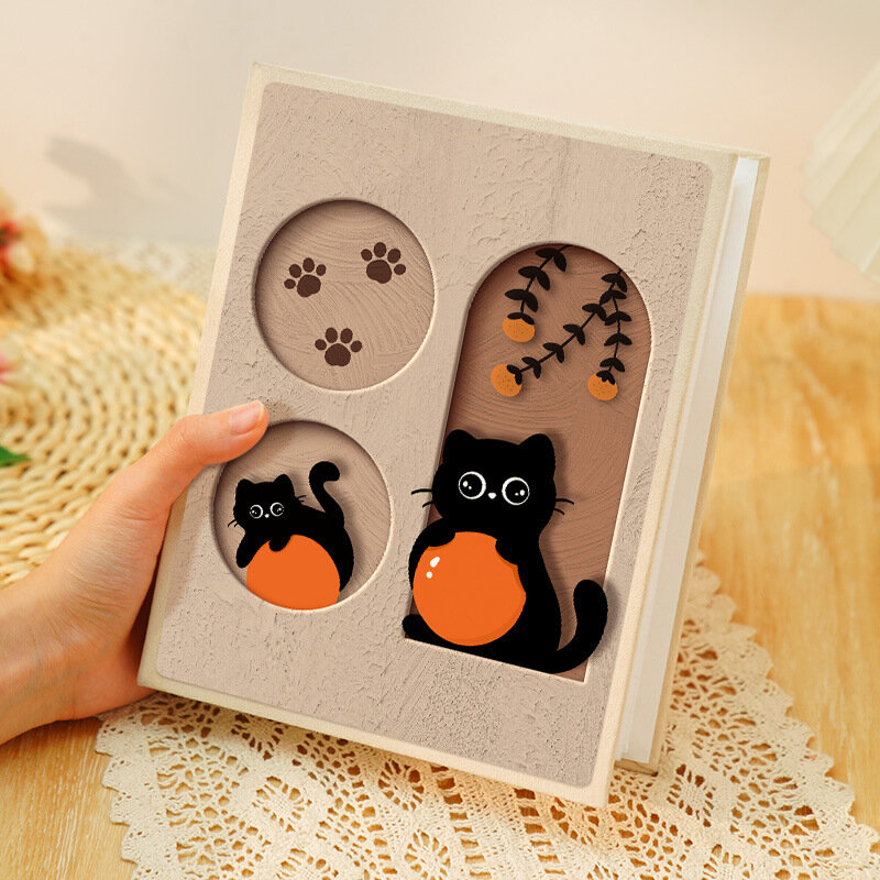 Фотоальбом для семьи с большим объемом и пролистным механизмом, книга воспоминаний с детскими фотографиями, альбом для хранения.