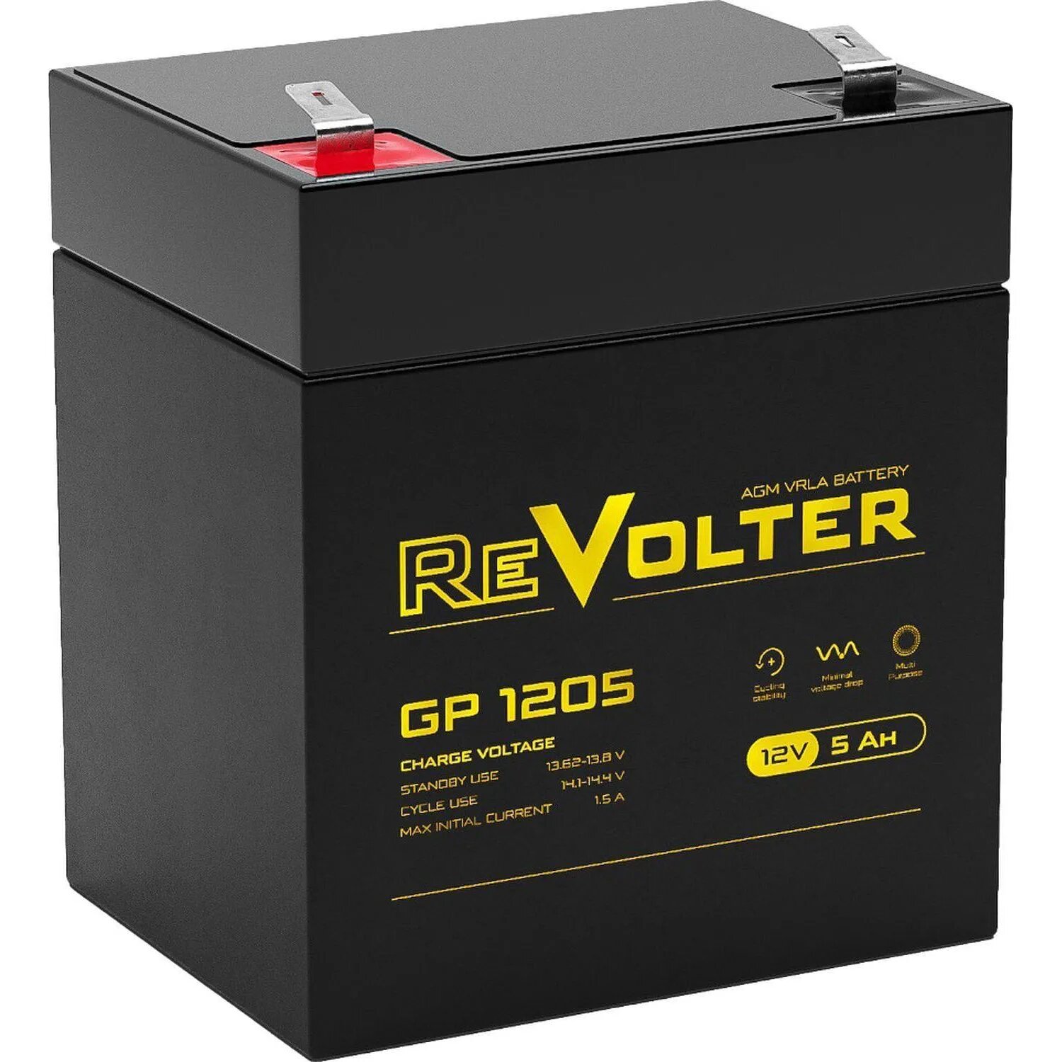 Батарея для ИБП Revolter GP 1205 (12В/5Ah)