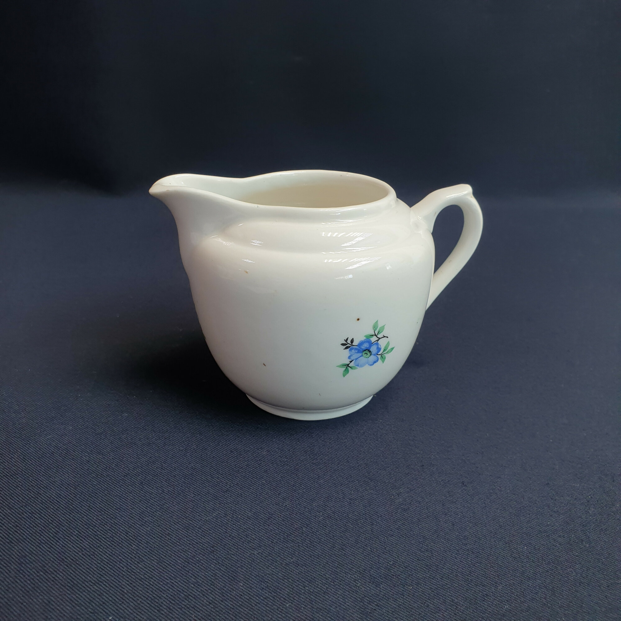 Сливочник Вербилки, фарфор деколь 250 мл, винтаж СССР