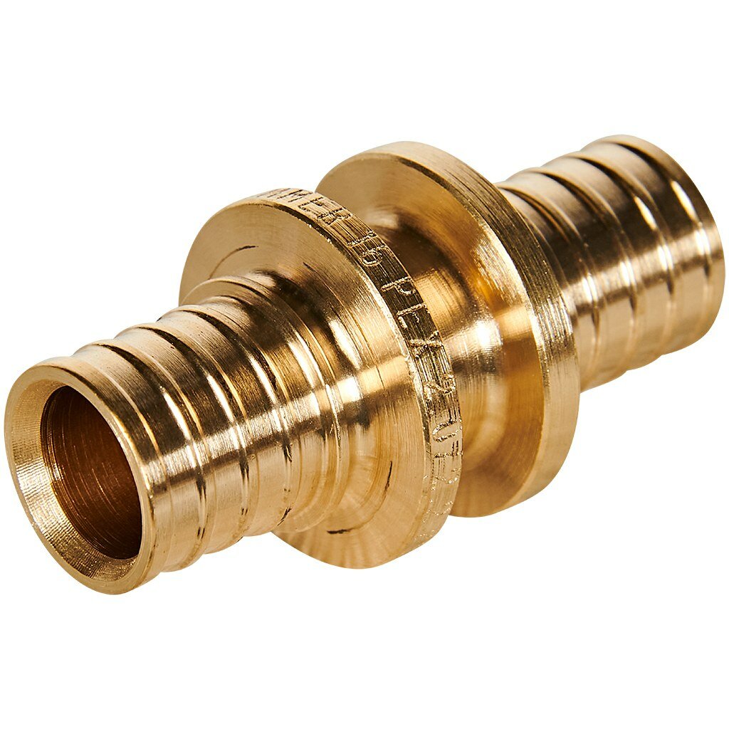 Муфта соединительная равнопроходная 16 мм. аксиальная для труб PEX ROMMER (RFA-0003-000016)