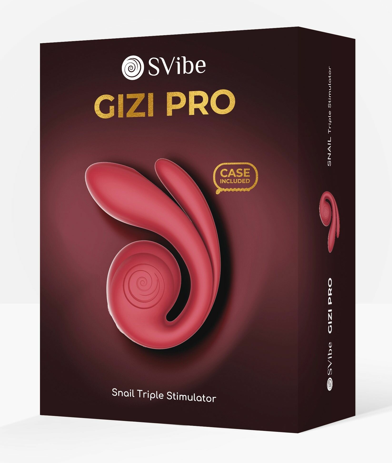 Вибратор SVibe "GIZI Pro", 3 мотора, длина 12 см, водонепроницаемый, силикон