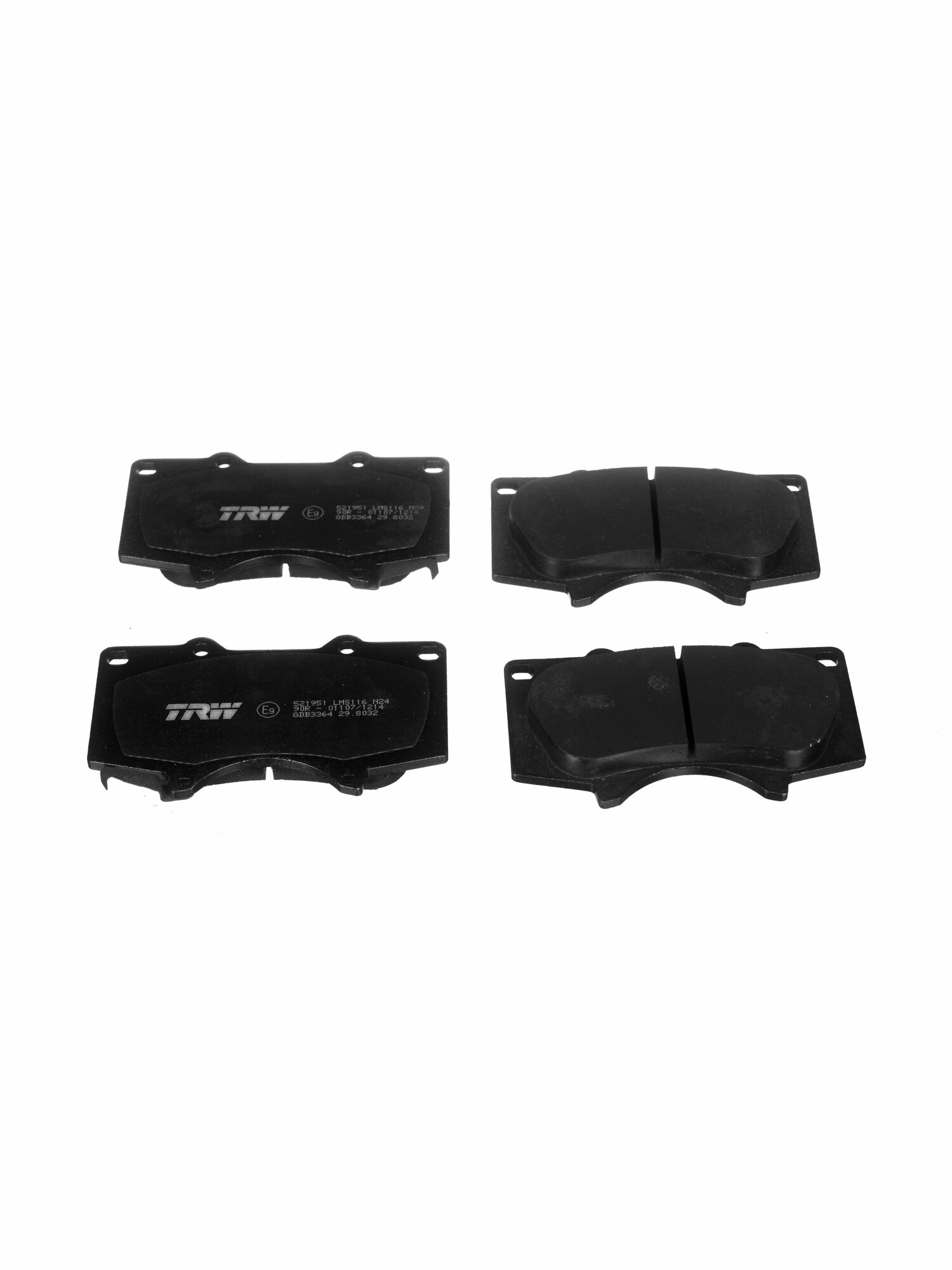 Колодки тормозные дисковые передние TRW (GDB3364) COTEC