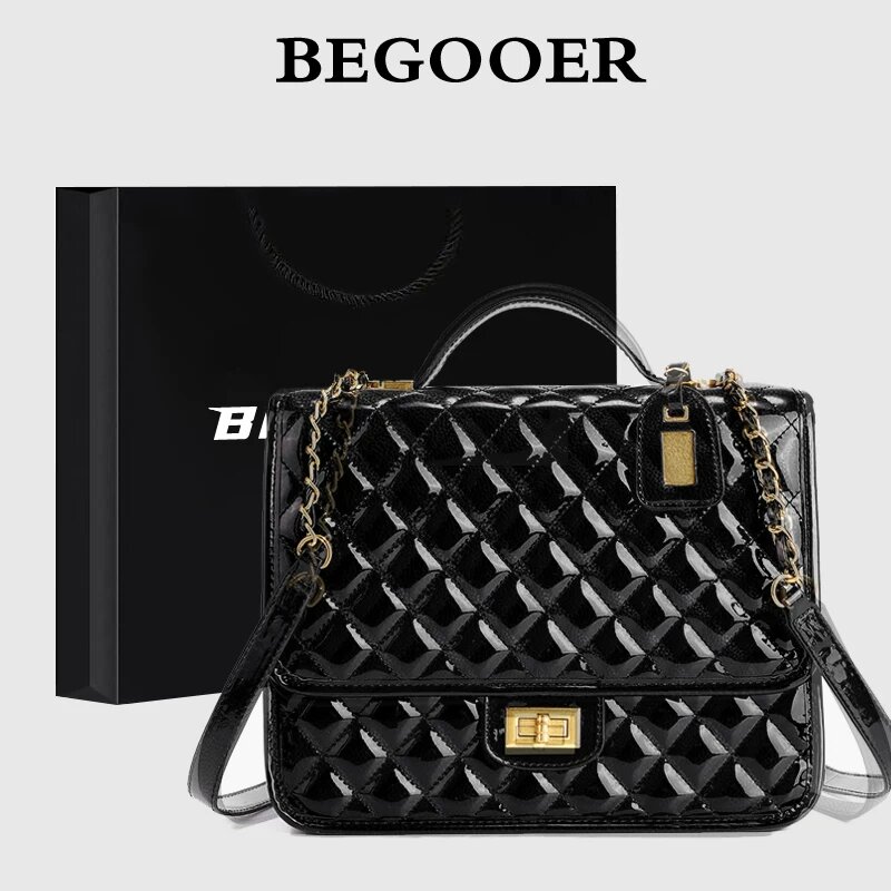 Рюкзак BEGOOER для женщин, универсальный стильный рюкзак, маленькая сумка в стиле Chanel, стеганый дизайн, сумка через плечо
