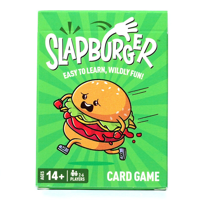 SLAPBURGER Small Burger Быстрая карточная игра, идеально подходящая для семейного игрового вечера! Настольная игра