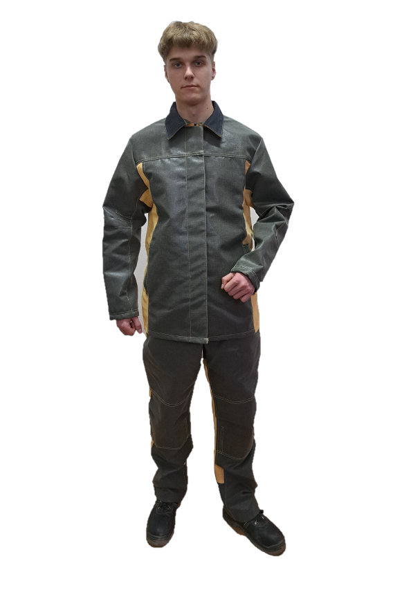 Арамидный костюм сварщика "Тогилен-3" (куртка/брюки ) для защиты от искр и брызг расплавленного металла 48-50/176