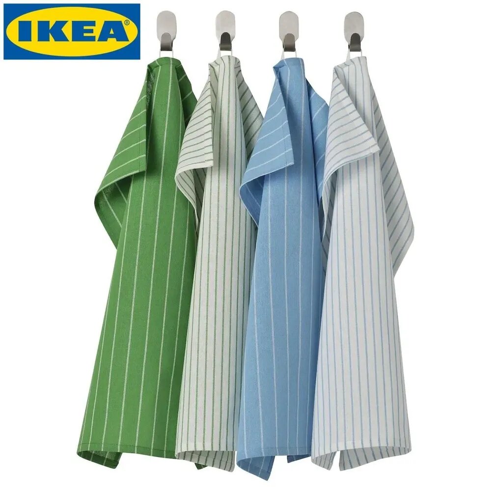 IKEA Полотенце кухонное ikea, 45x60, 4шт