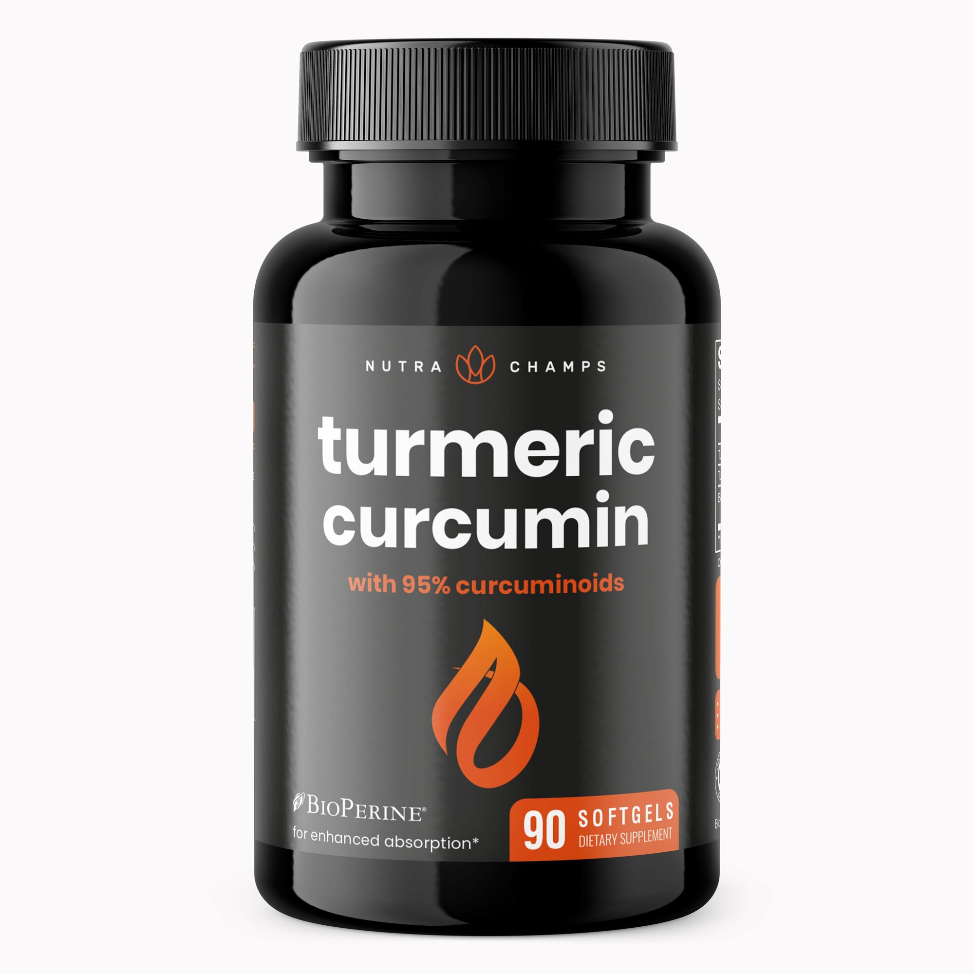 Куркумин Nutra Champs, с чёрным перцем, для иммунитета, 90 шт.