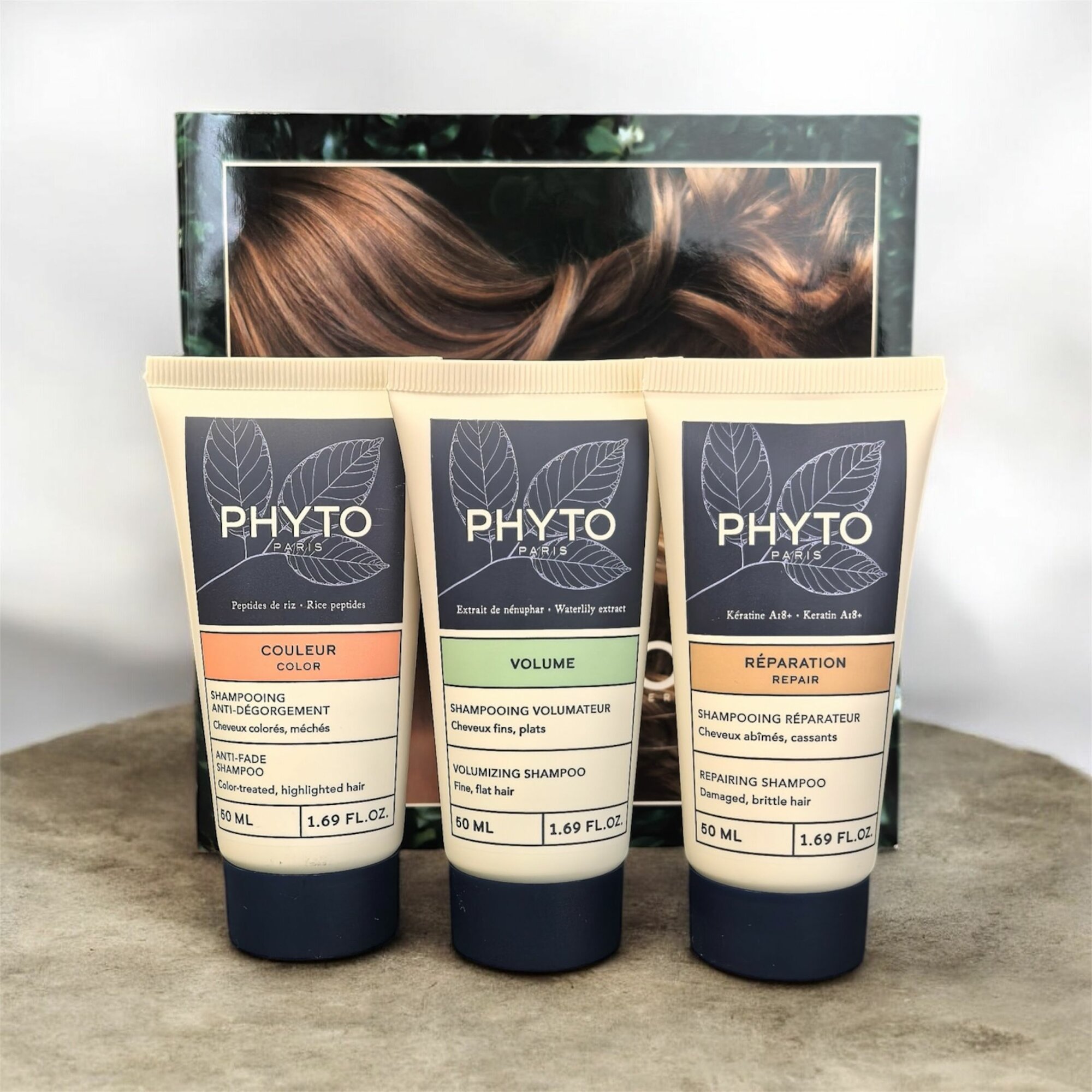 Фито набор "Трио шампуней для волос", 3х50 мл / PHYTO Set Shampoo