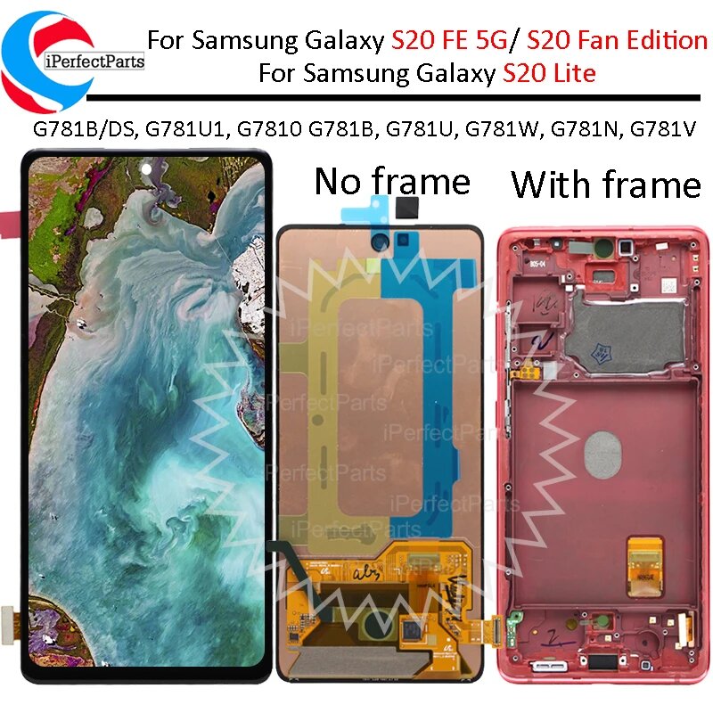 ЖК-дисплей для Samsung Galaxy S20 FE 5G G780 Navy frame