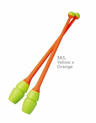 Булавы Chacott Rubber Clubs 383 Yellow x Orange 36см