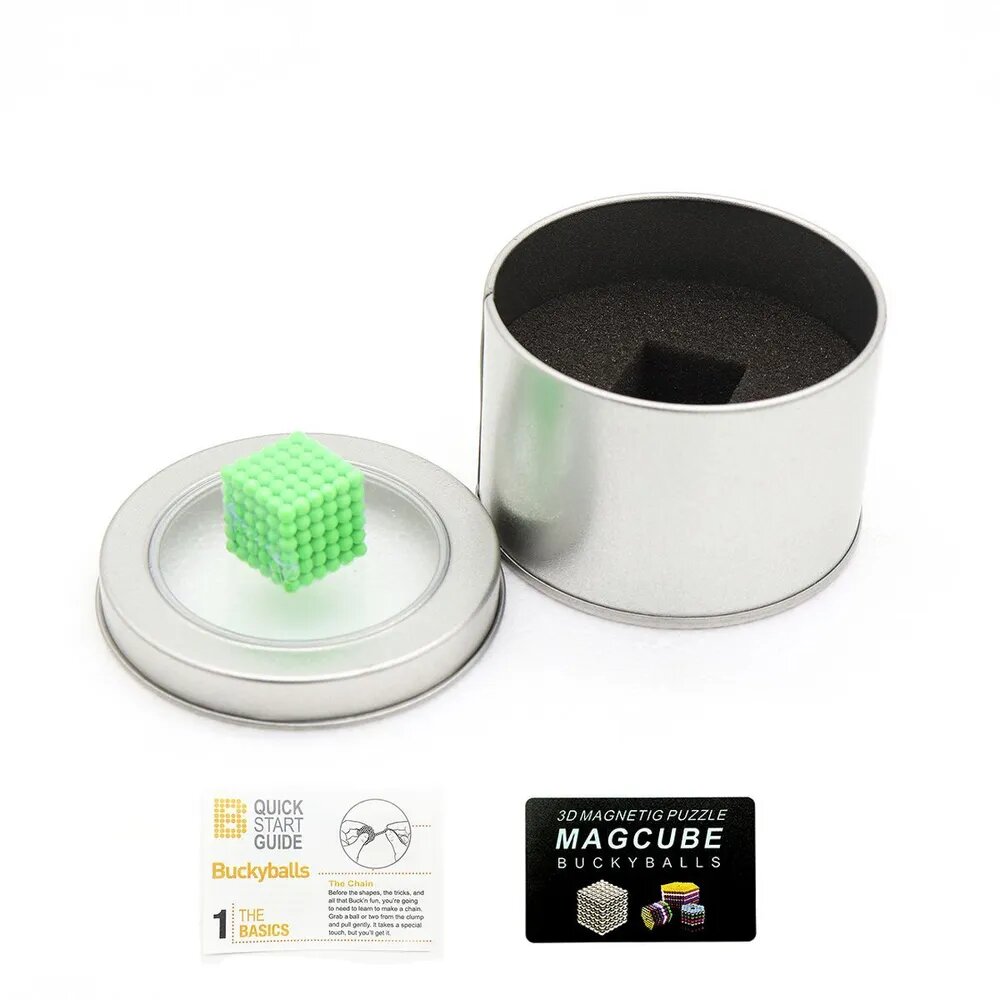 Антистресс игрушка Неокуб из 216 магнитных шариков 3 мм Мечлетучей мыши Мяч Бака