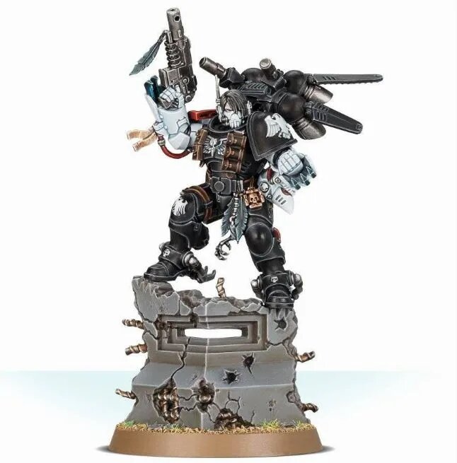 Смола миниатюра Кайваан Шрайк (Kayvaan Shrike) Гвардия Ворона Warhammer 40000 / Вархаммер 40к Космодесант