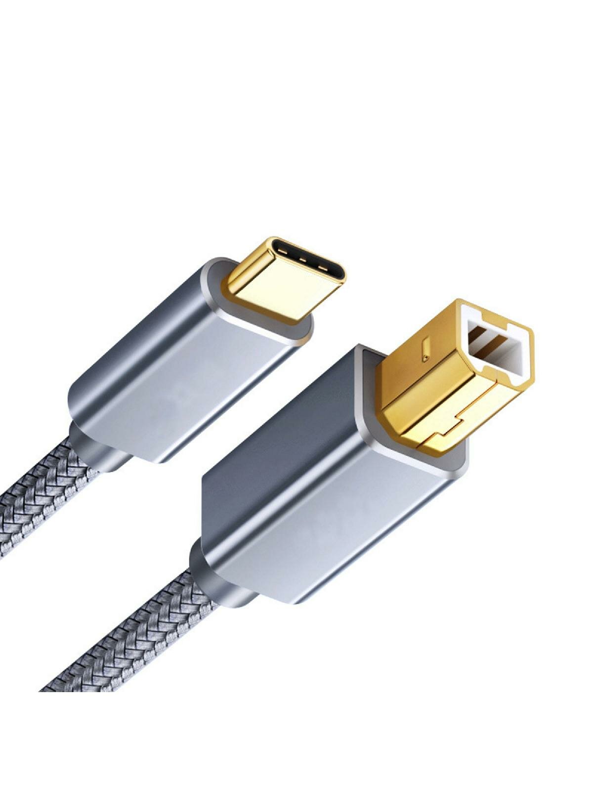 Кабель для принтеров TypeC-USB B Высокоскоростной удлинитель USB B-USB C MIDI-шнур