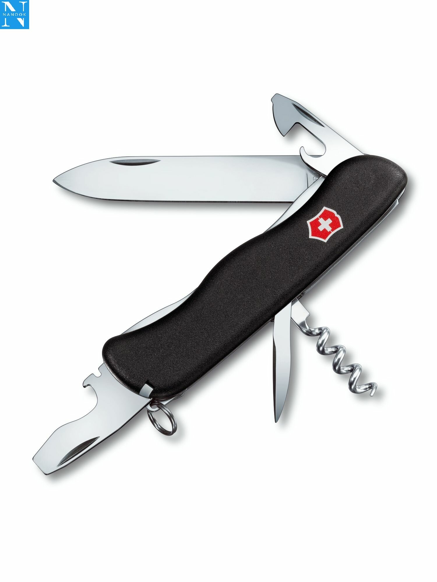 Нож перочинный VICTORINOX Picknicker 0.8353.3 111 мм, 11 функций, черный