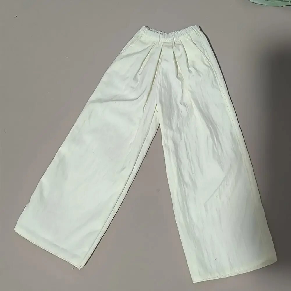 Свободные штаны для куклы 1/4 Белый, White