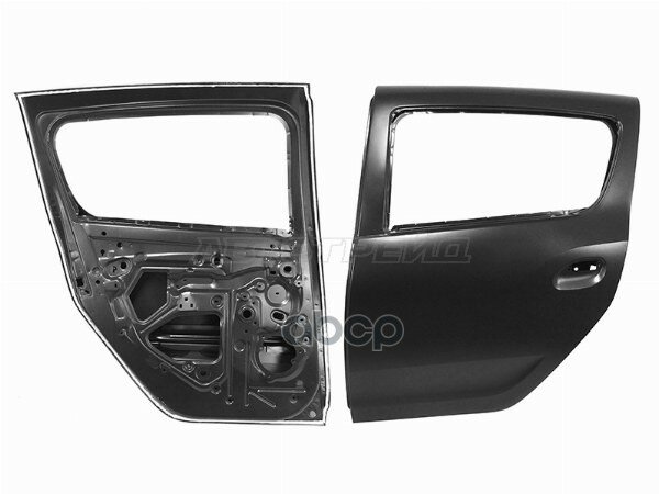 Дверь задняя Renault Sandero 14-22 / Sandero Stepway 14-22 (Слева) Sat арт. ST-DC02-041-A2