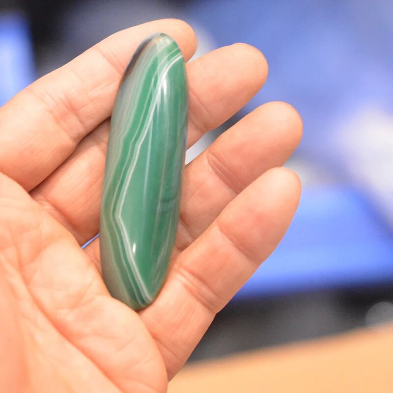 63 мм x 20 мм натуральный Гладкий Агат камень кварц Агат Камень для женщин ожерелье Подвески ручной работы Diy Ювелирные изделия своими руками