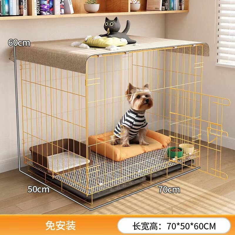 Клетка для собак малых и средних пород с туалетом, клетка для собак Тедди, клетка для домашних животных, домик для собак, клетка для кошек, клетка для кроликов, клетка для кур