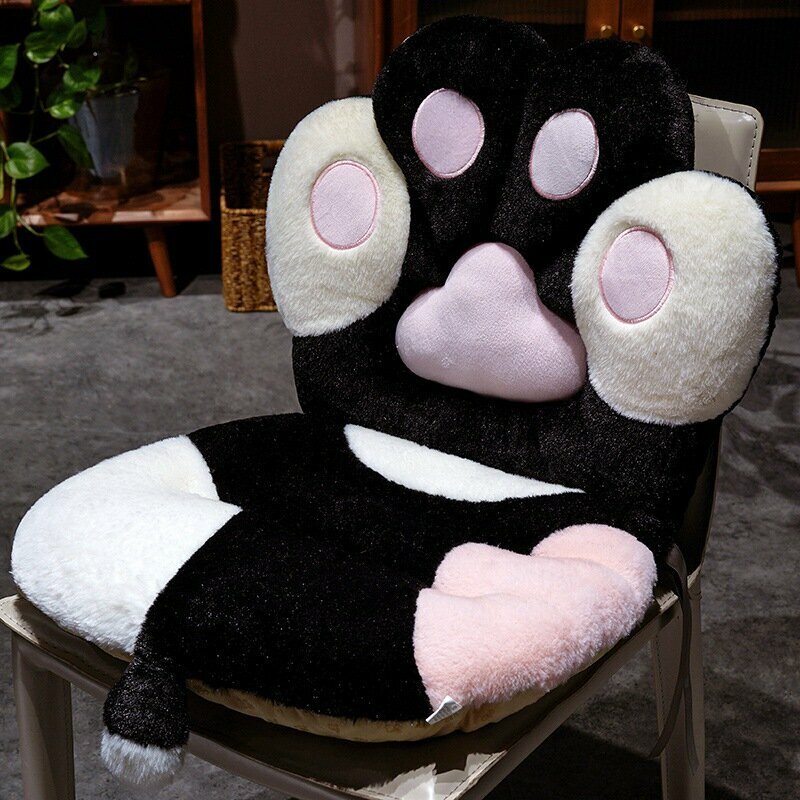 Мягкая подушка в виде лапы кота, татами, цельная подушка для офиса, утолщенная подушка для ягодиц, подушка для спины, подушка для сидения в ресторане