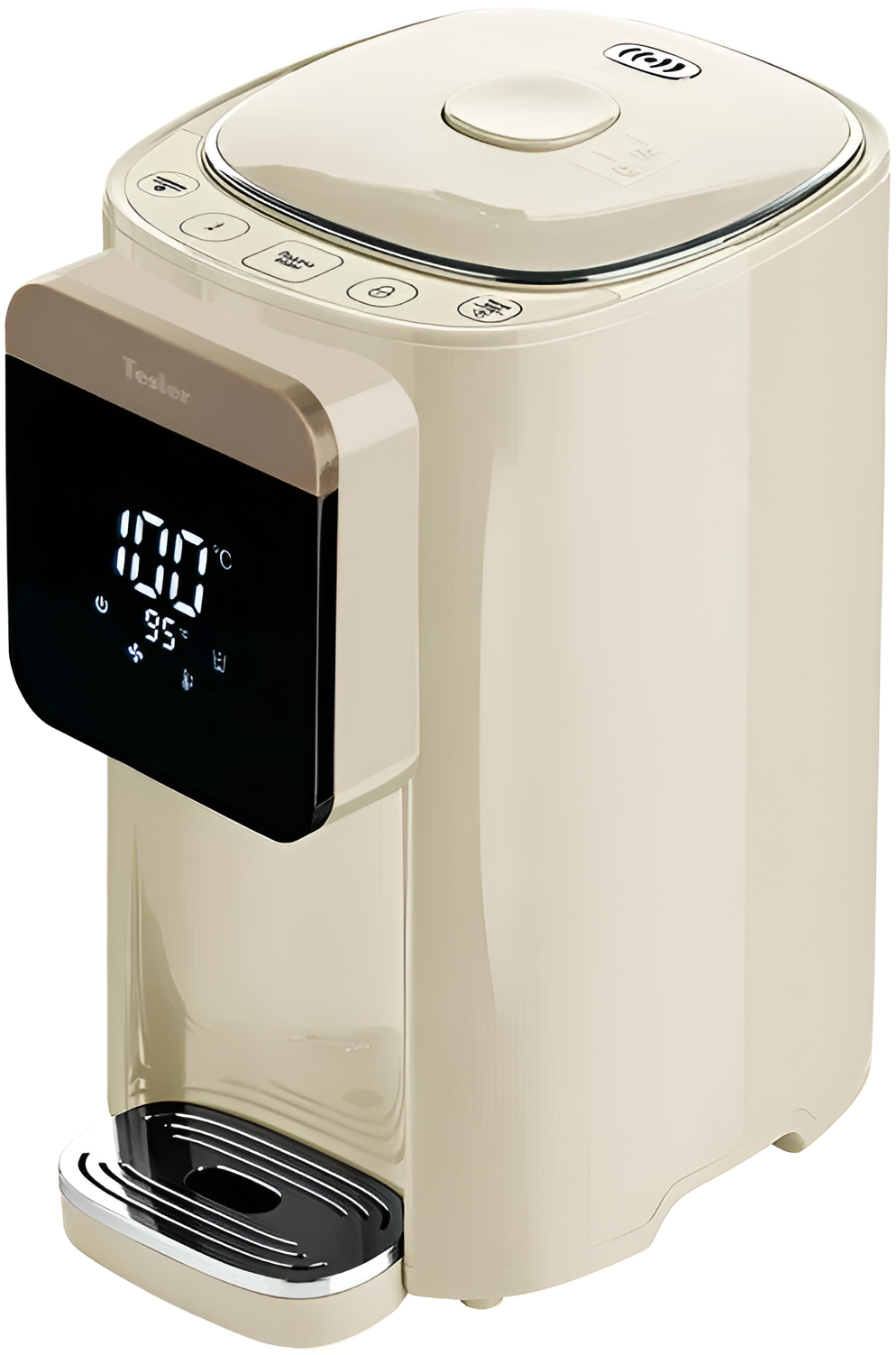 Термопот Tesler "Margherita" TP-5045, бежевый, дисплей, блокировка крышки