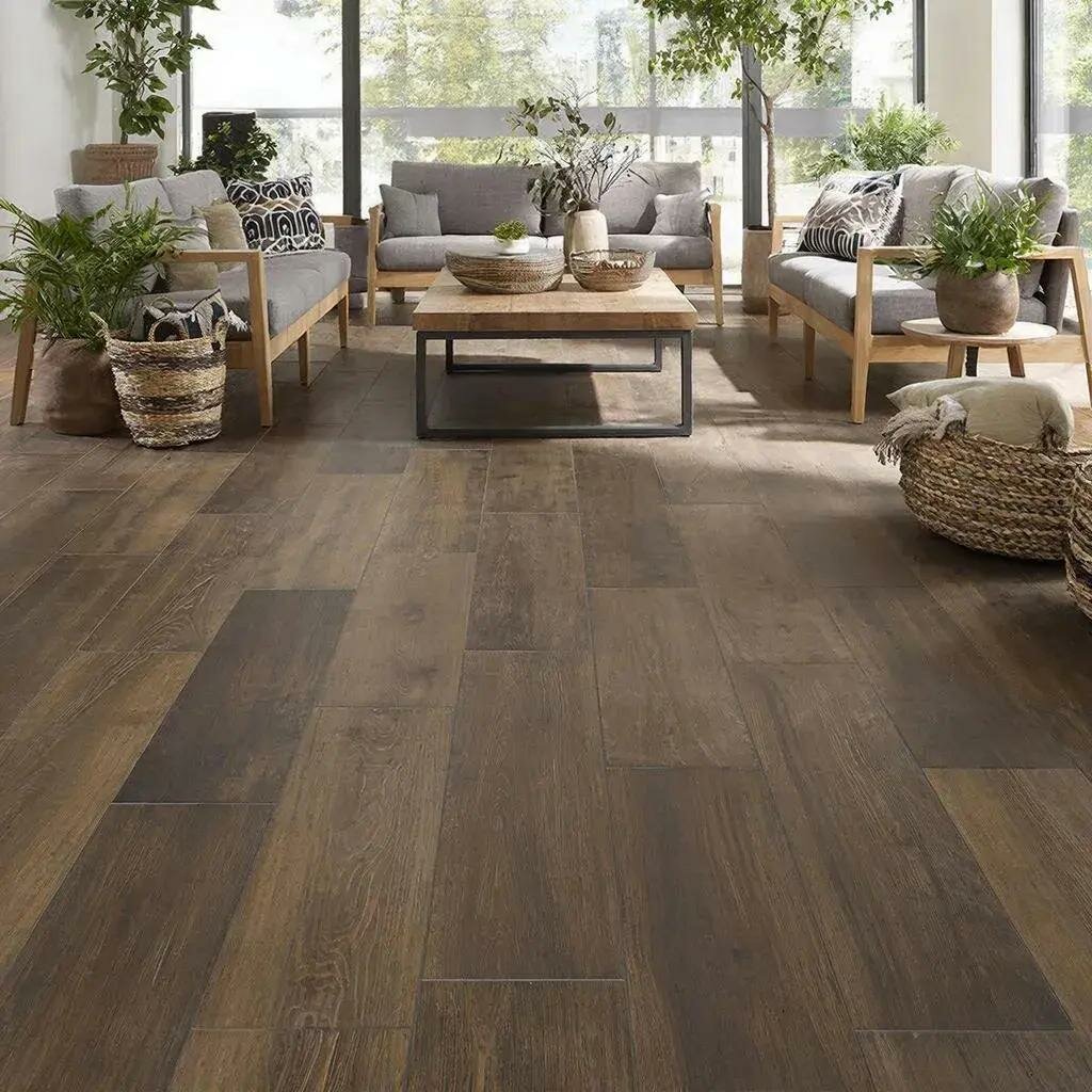 Керамогранит CULTO SALAMANKA 15x60 см, матовый коричневый, 1,31 м2