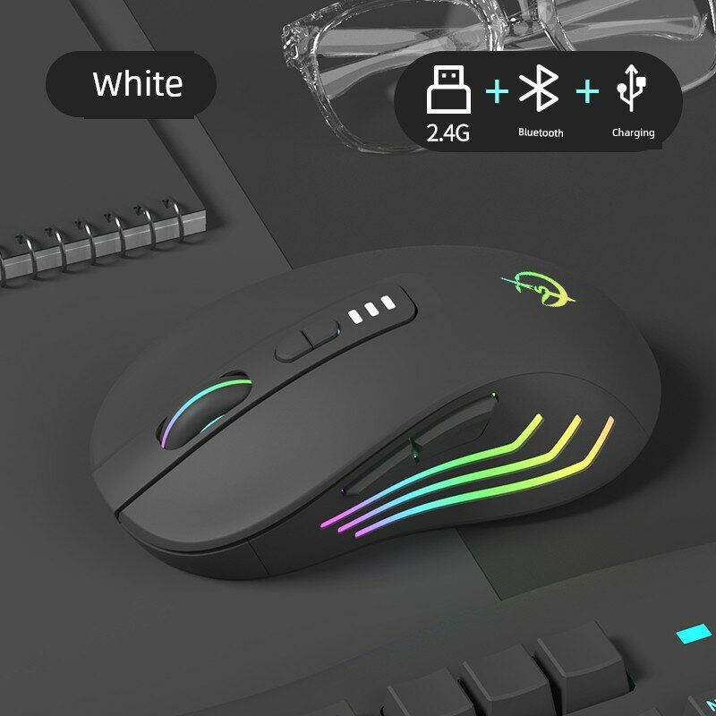 Беспроводная Bluetooth-мышь для ноутбуков Dell: G15, Inspiron 5000, G3, G5, G7 (для геймеров и девушек) Официальная