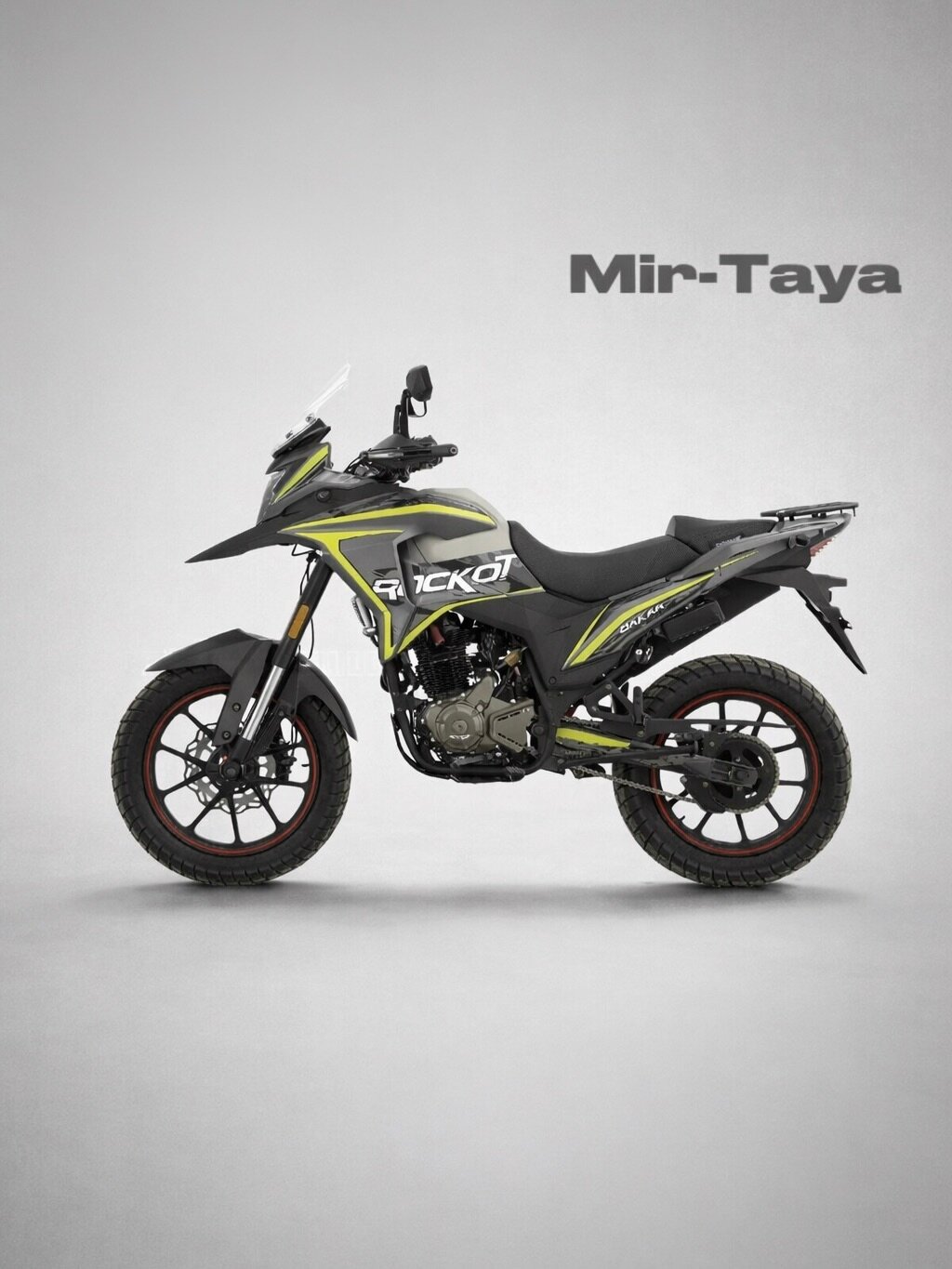 Мотоцикл ROCKOT DAKAR 2.0, бензиновый двигатель, максимальная скорость 130км/ч