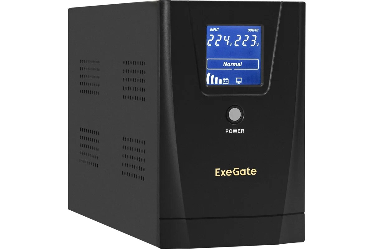 Блок бесперебойного питания ExeGate SpecialPro Smart 2000ВА/1200Вт EX292630RUS black