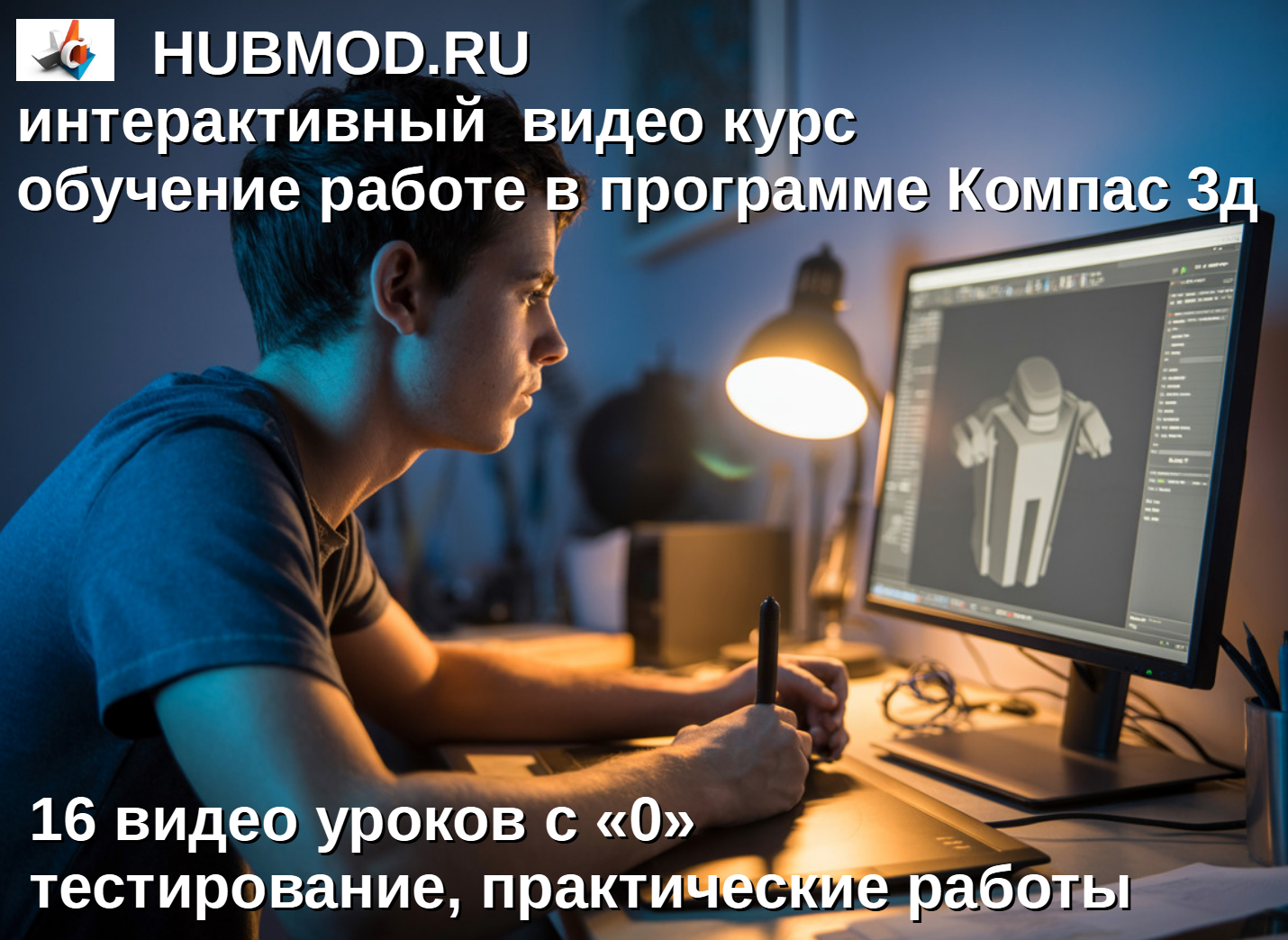 Интерактивный Видеокурс "Компас 3D", для работы с программой
