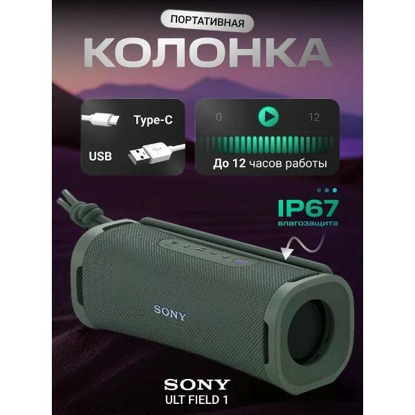 Беспроводная акустика Sony ULT FIELD 1 FOREST GRAY