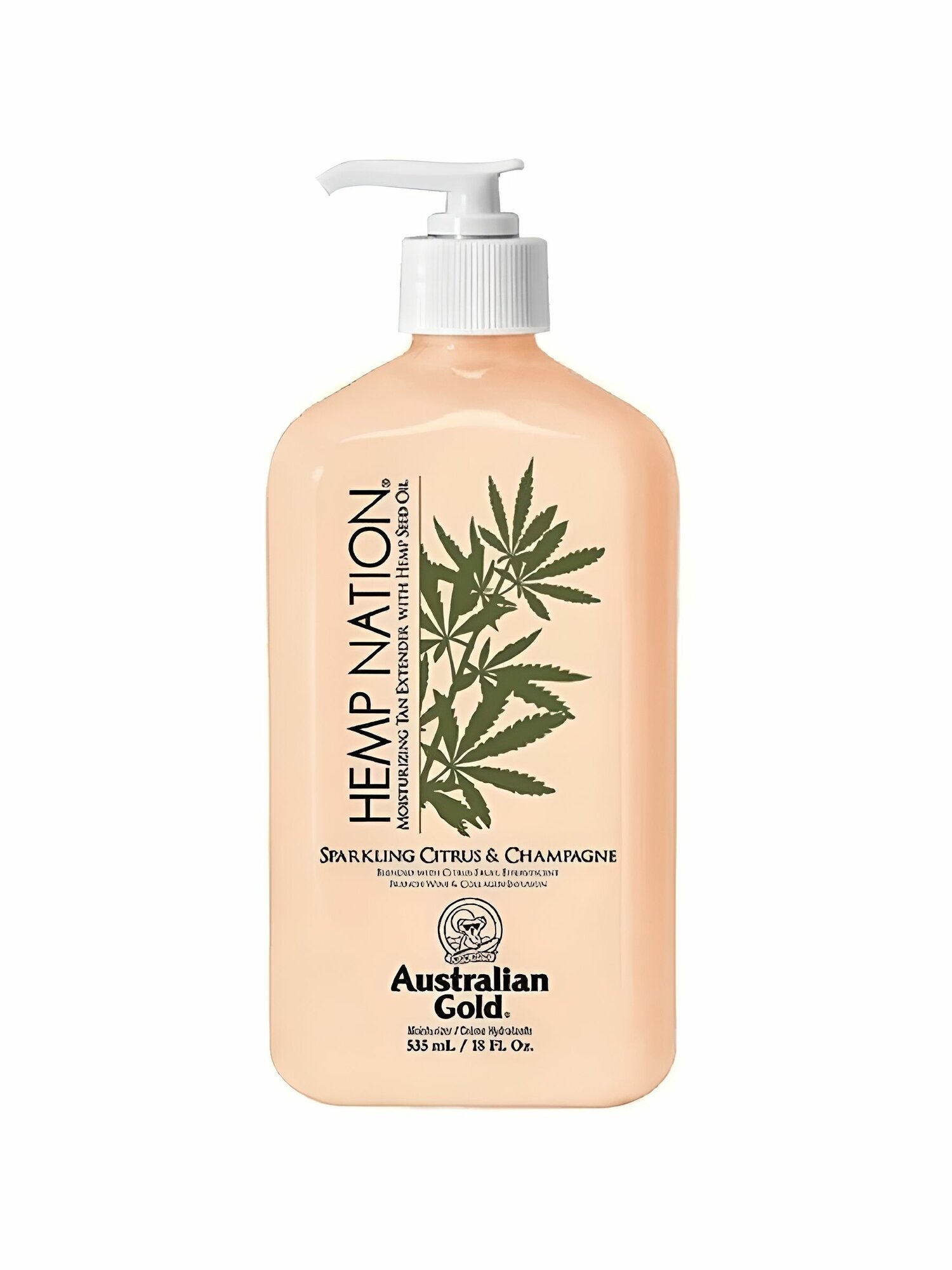 Australian Gold Питательный лосьон для тела Sparkling Citrus & Champagne, серия Hemp Nation 535 мл