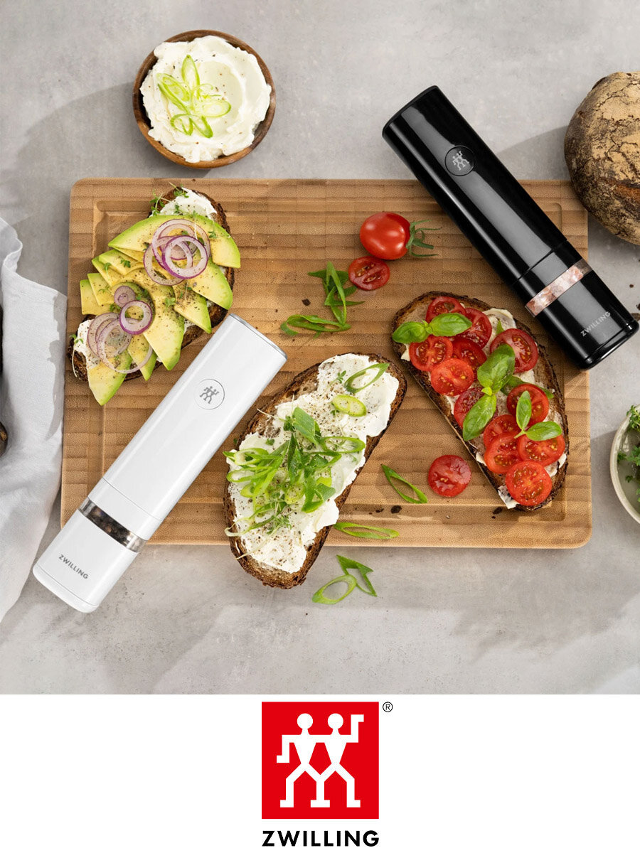 Набор мельниц электрических Zwilling Enfinigy, 2шт, керамические жернова, регулировка помола