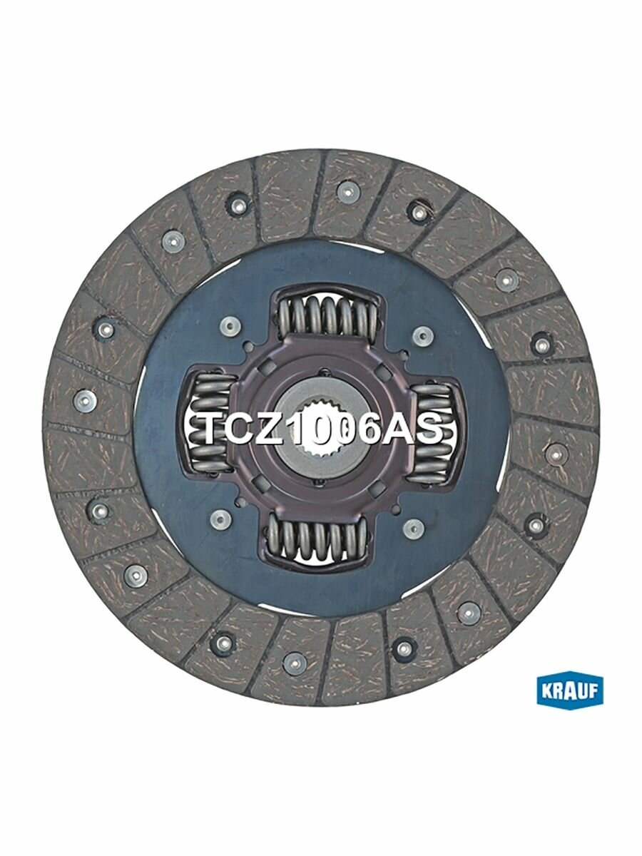 Диск сцепления ведомый KRAUF TCZ1006AS для а/м KIA Rio, HYUNDAI i20 / Киа Рио, Хендай и20