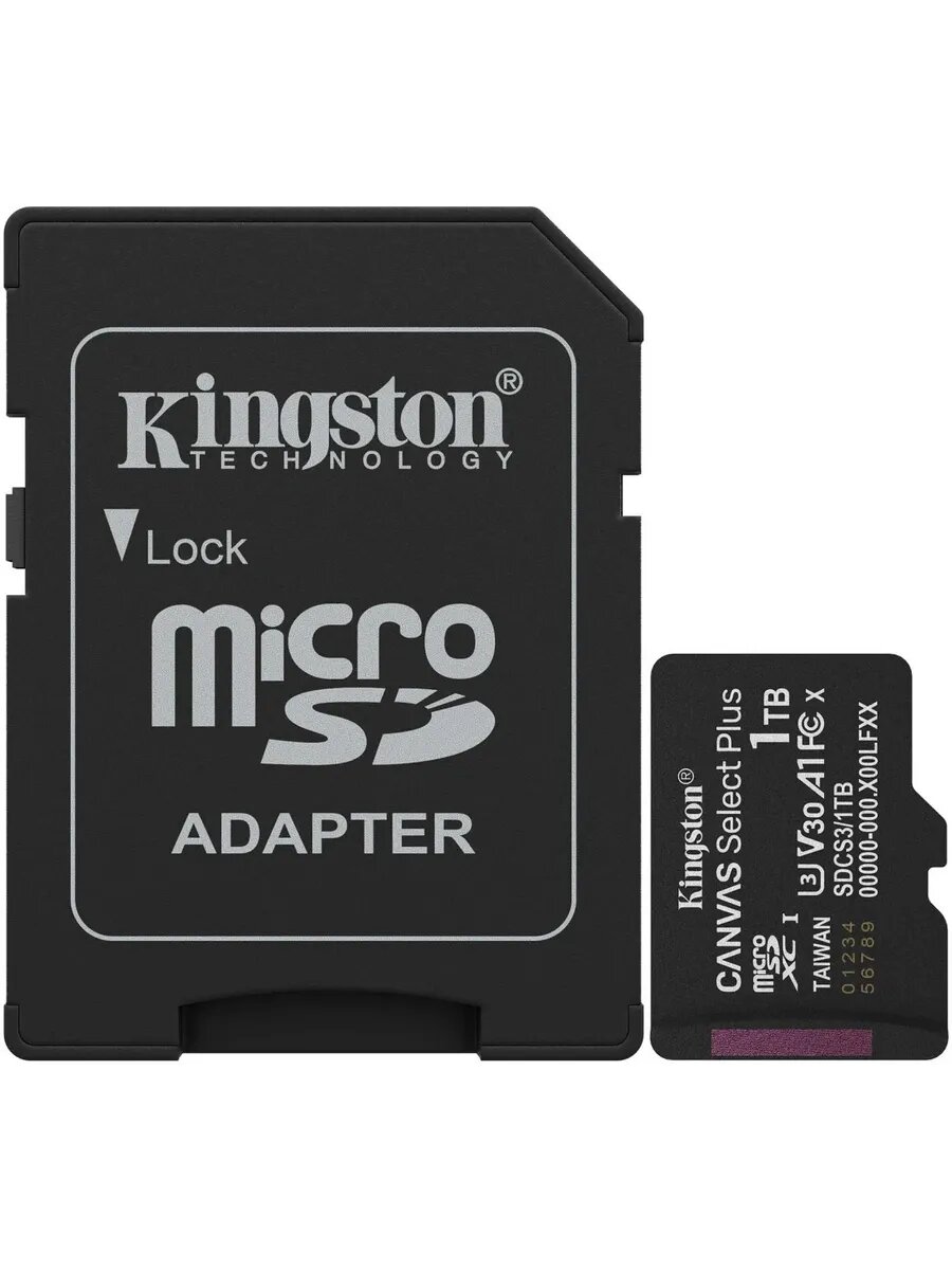 Флеш карта microSDXC SDCS3/1TB V30 A1 + adapter