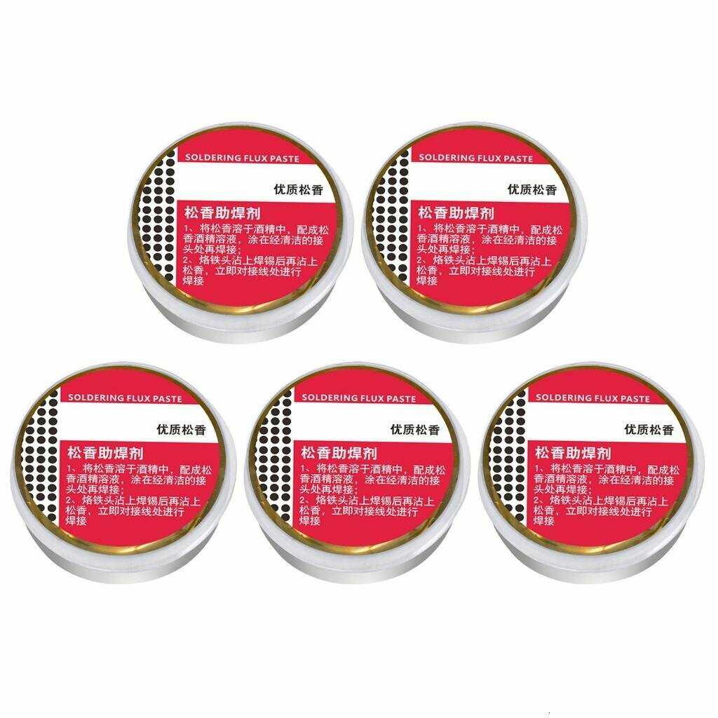 Паста флюса для пайки электроники, 5 упаковок