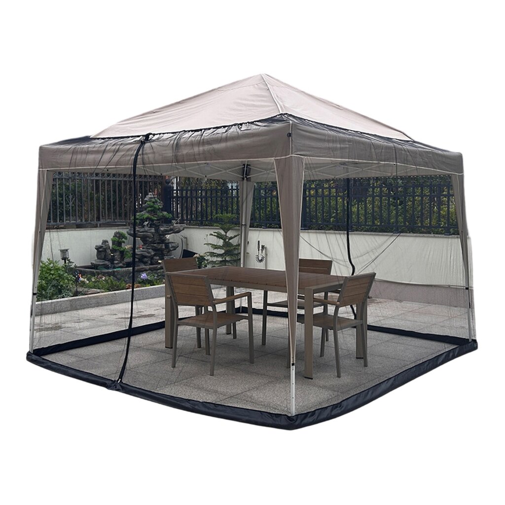 Наружная палатка противомоскитная зонтичная палатка павильон противомоскитная сетка занавес внутренний двор римский зонт москитная сетка-черный