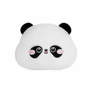 Подушка с 3D кроликом из парового бархата, удобная и мягкая, для гостиной, поддержка поясницы, мультяшная милая подушка для офиса