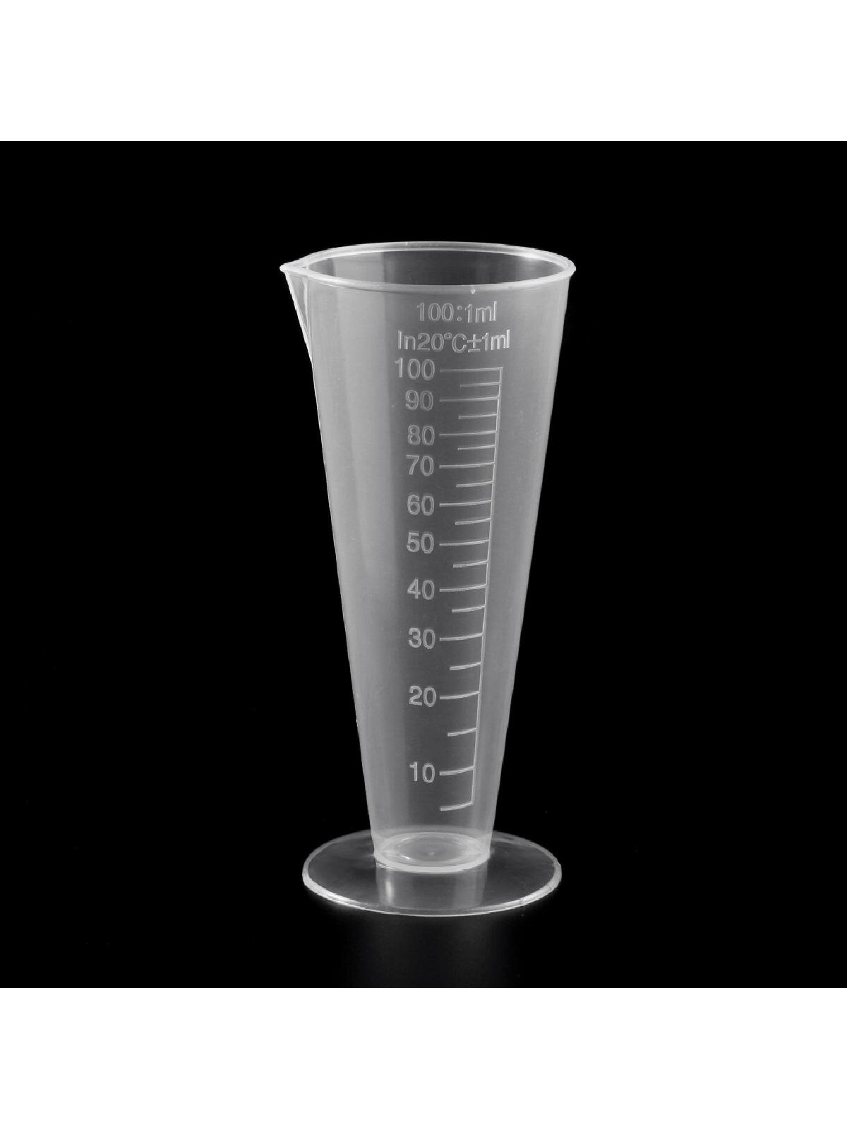 Универсальный мерный стаканчик со шкалой 100 МЛ для измерения состава школьной кухни