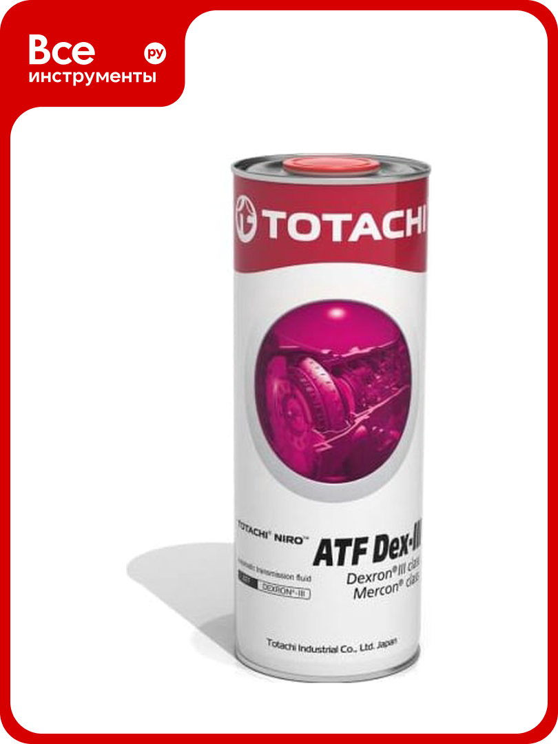 Трансмиссионное масло TOTACHI NIRO ATF DEX III, гидрокрекинг, 1 л 4589904523618