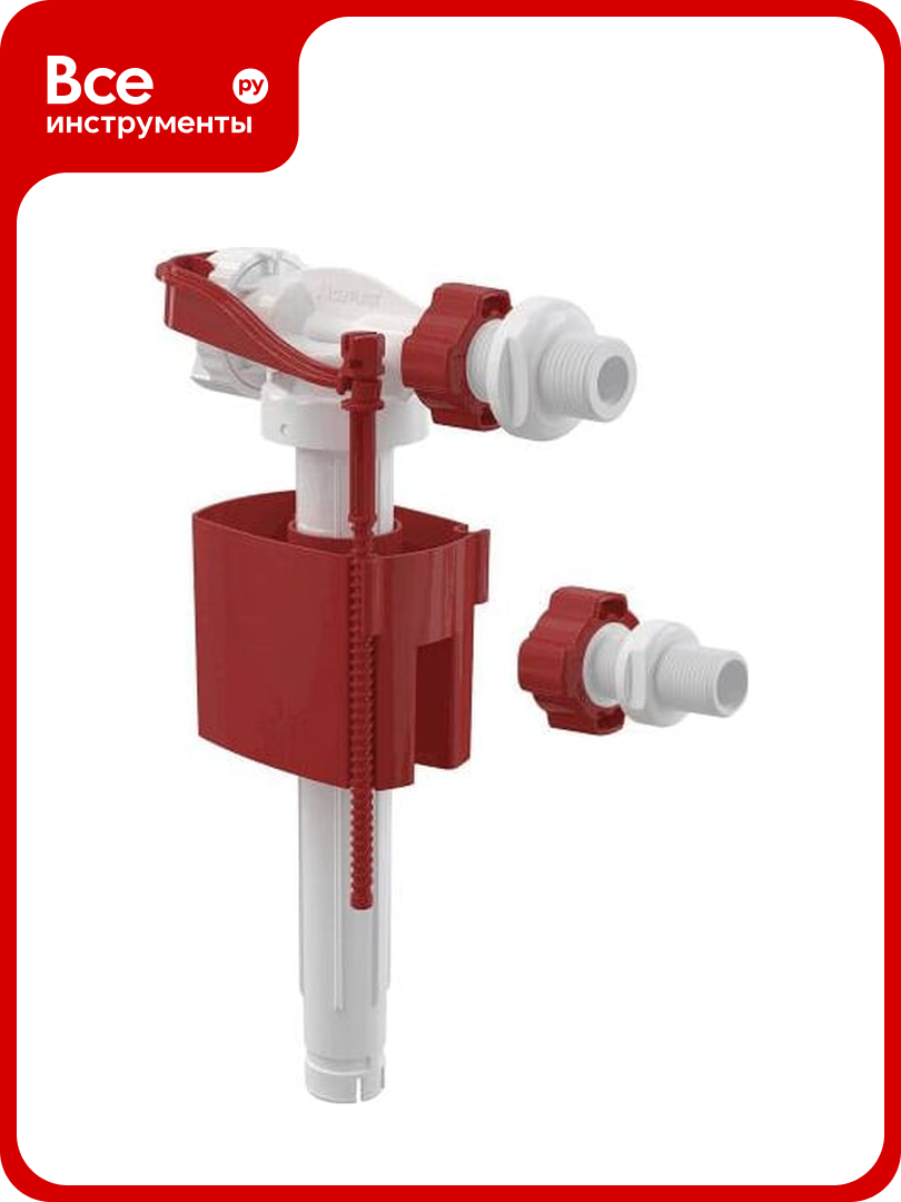 Арматура для бачка Alca Plast наливная, боковая подводка, 3/8"/1/2" Alca А150UNI