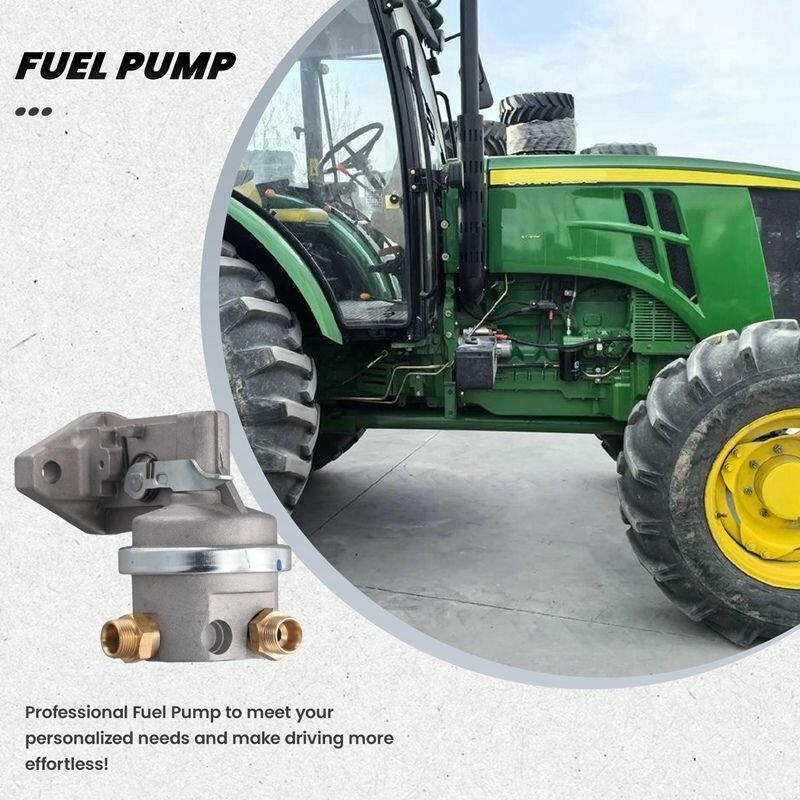 Механический топливный насос для трактора John Deere — замена в топливную систему, DZ120070/RE117588/RE66153