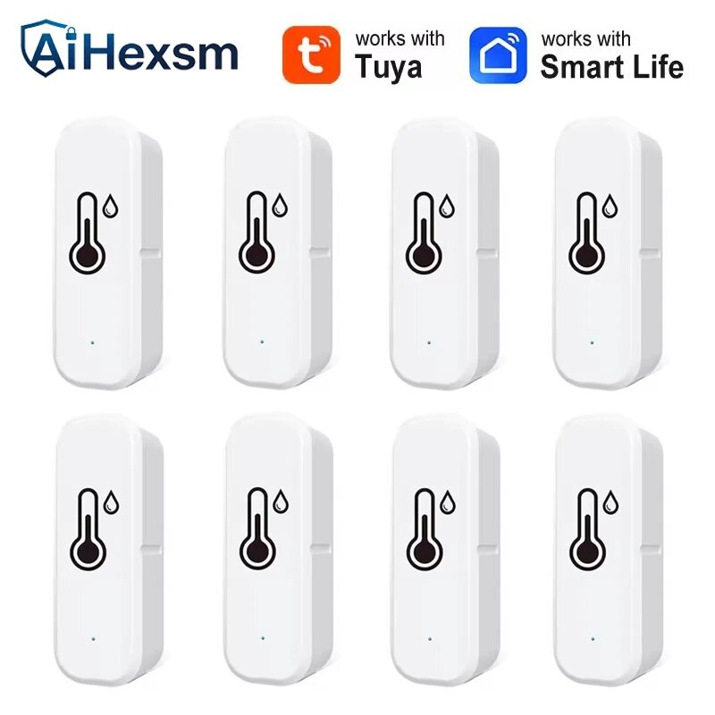 AiHexsm WG термогигрометр беспроводной, 8 шт.