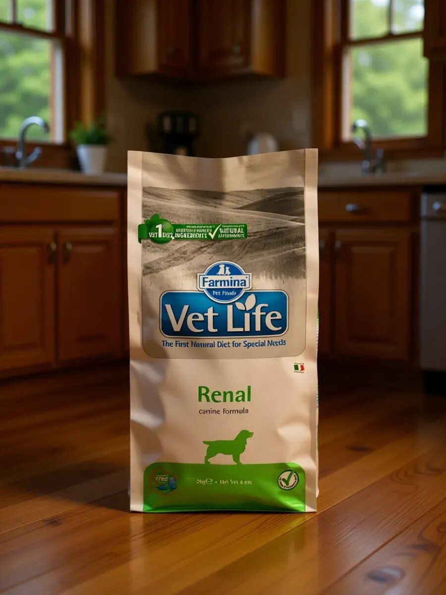 VET LIFE RENAL для собак (поддержание функции почек), 2 кг