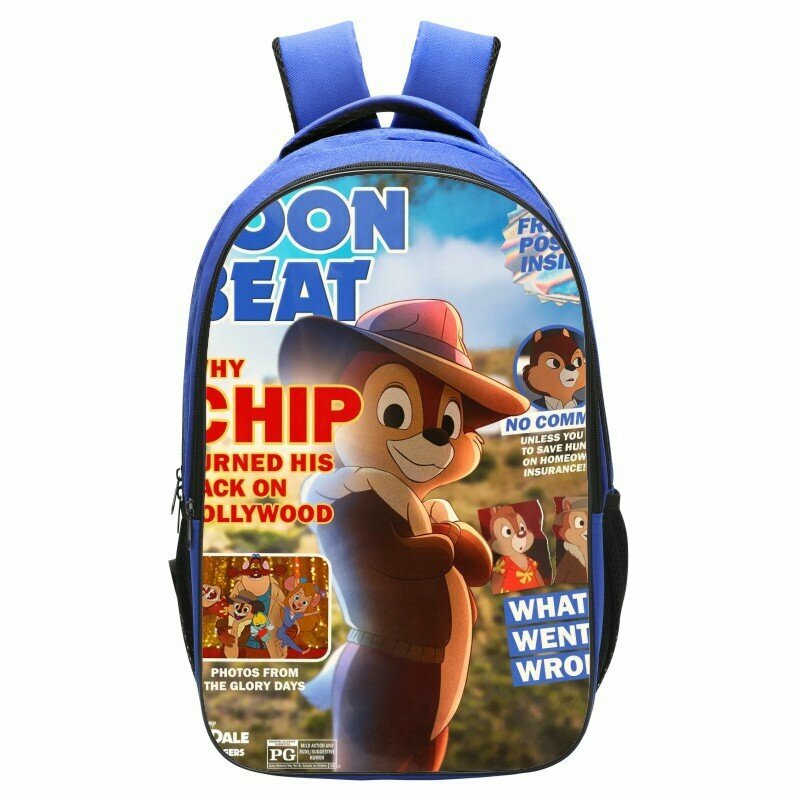 2026 Новый рюкзак Qiqi и Didi, мультяшный периферийный рюкзак, синий, для 16inch 13inch учеников, детский сад, мальчик