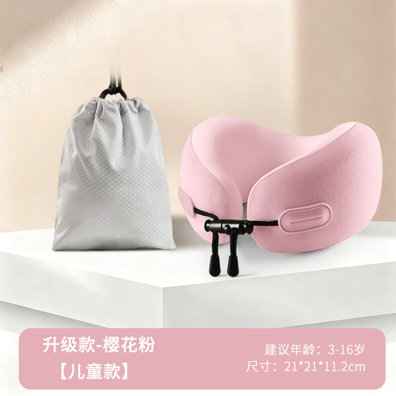 Детская U-образная подушка для путешествий, портативная подушка для шеи для детей 3 лет, студентов, высокоскоростных поездов, дальних полетов, помощь для сна, использование в автомобиле