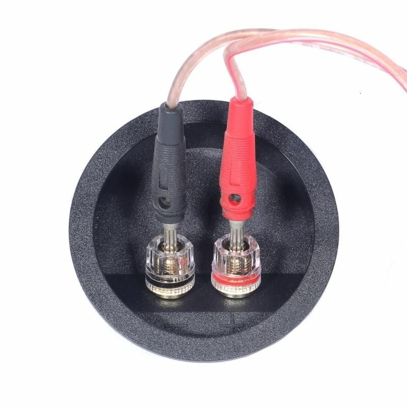 Клеммы для акустических кабелей, круглые, 72 мм, - Кристаллическая колонна