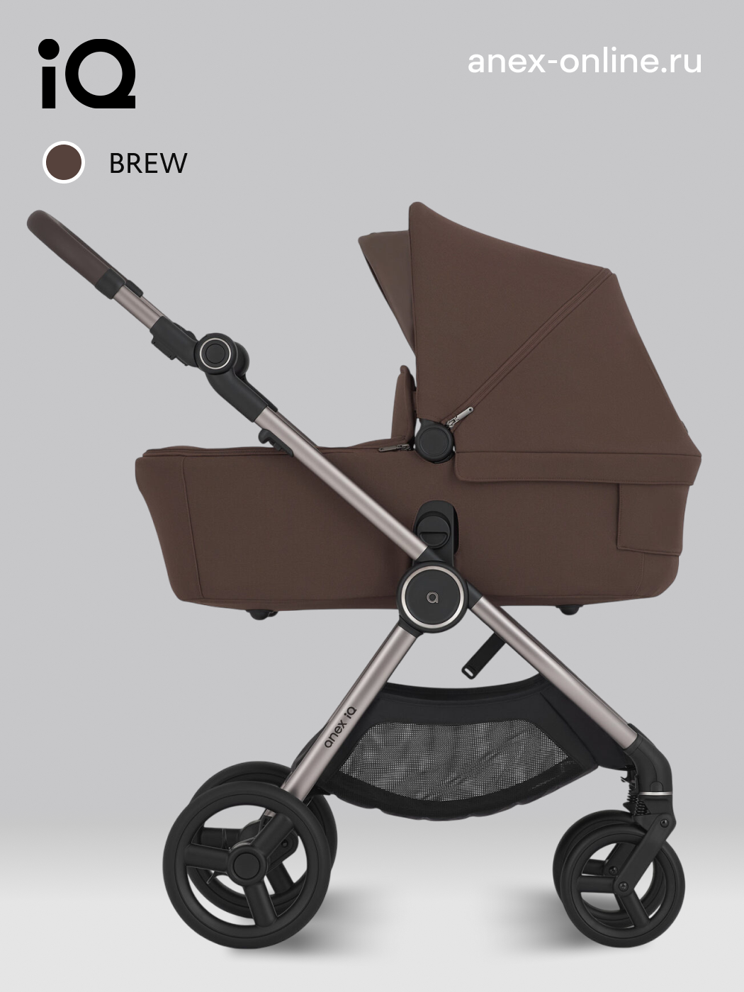 Anex iQ Premium комплект 2в1 + багги, цвете Brew