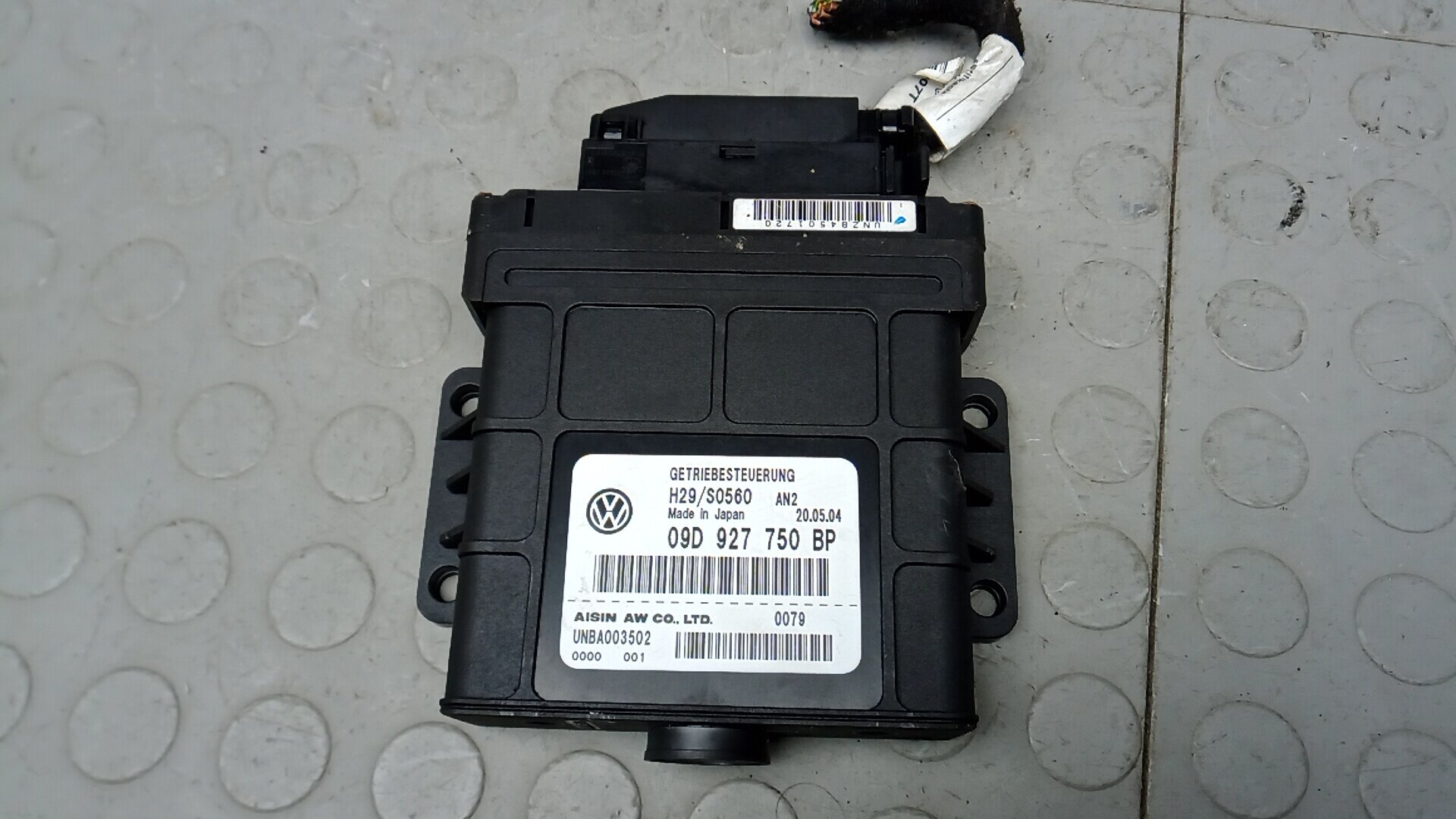 Блок управления АКПП VOLKSWAGEN TOUAREG 7L, Номер 09d927750bp