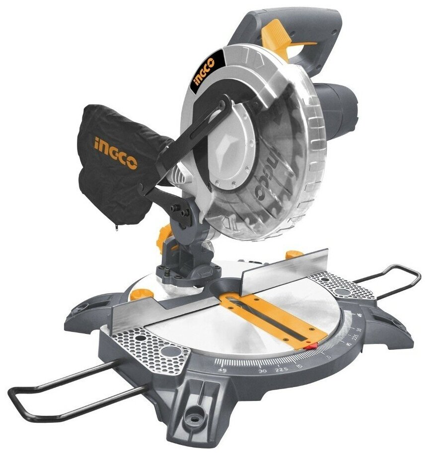 Пила торцовочная INGCO BMS14002 1400Вт 5000об/мин 210мм 55х120мм